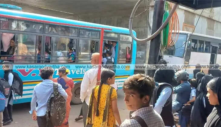 Mogral town facing severe traffic congestion due to bus stops violation